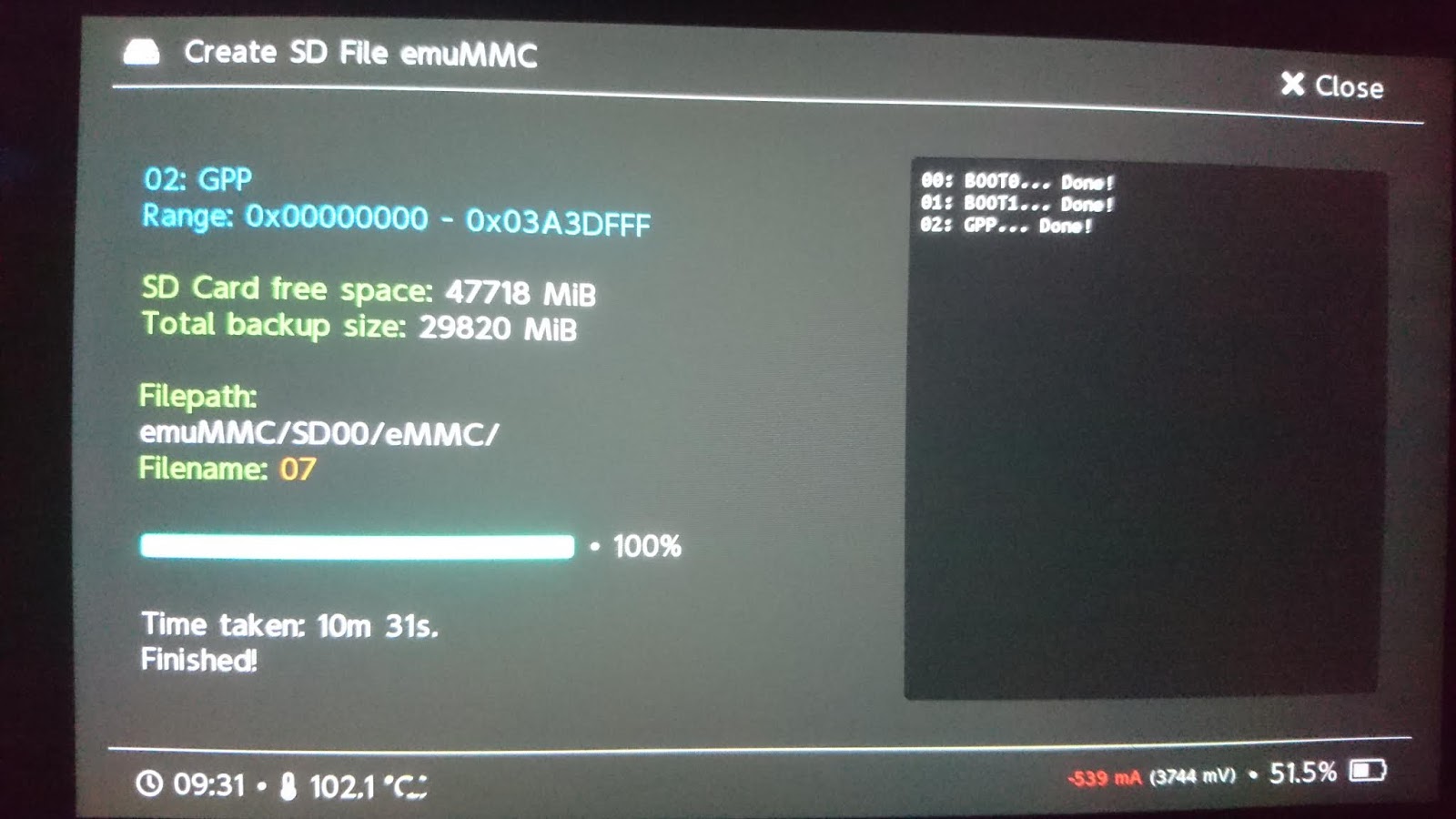ニンテンドースイッチ Emunand作成＆使用方法(Atmosphere)