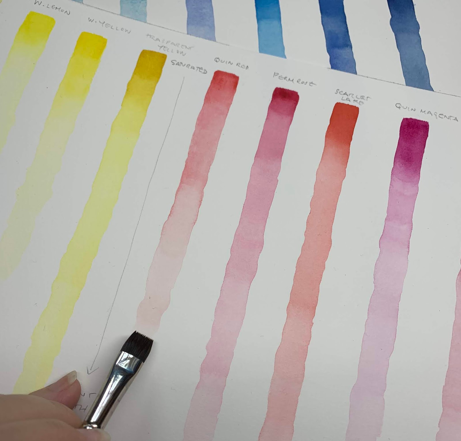 Dianne Sutherland: Primary Palette Colour Mixing