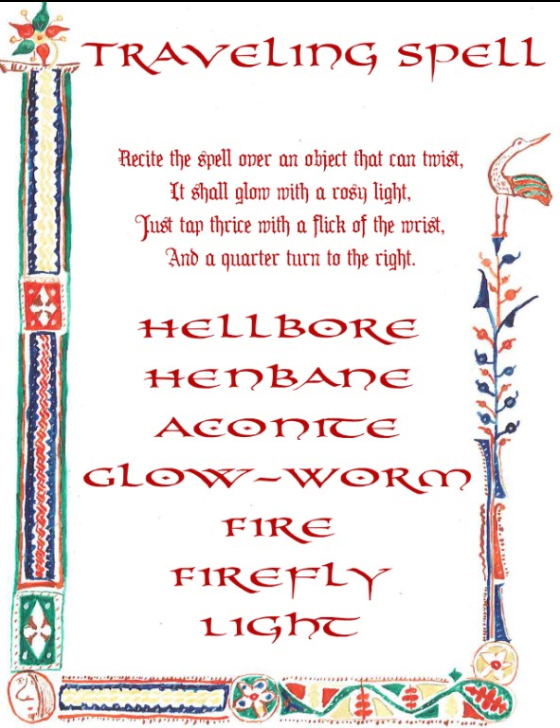 A Disney Halloween: Spell Book Pages