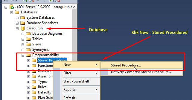 Membuat Stored Procedure Dengan Mudah Di Sql Blog Mas Guruh Sharing Knowledge