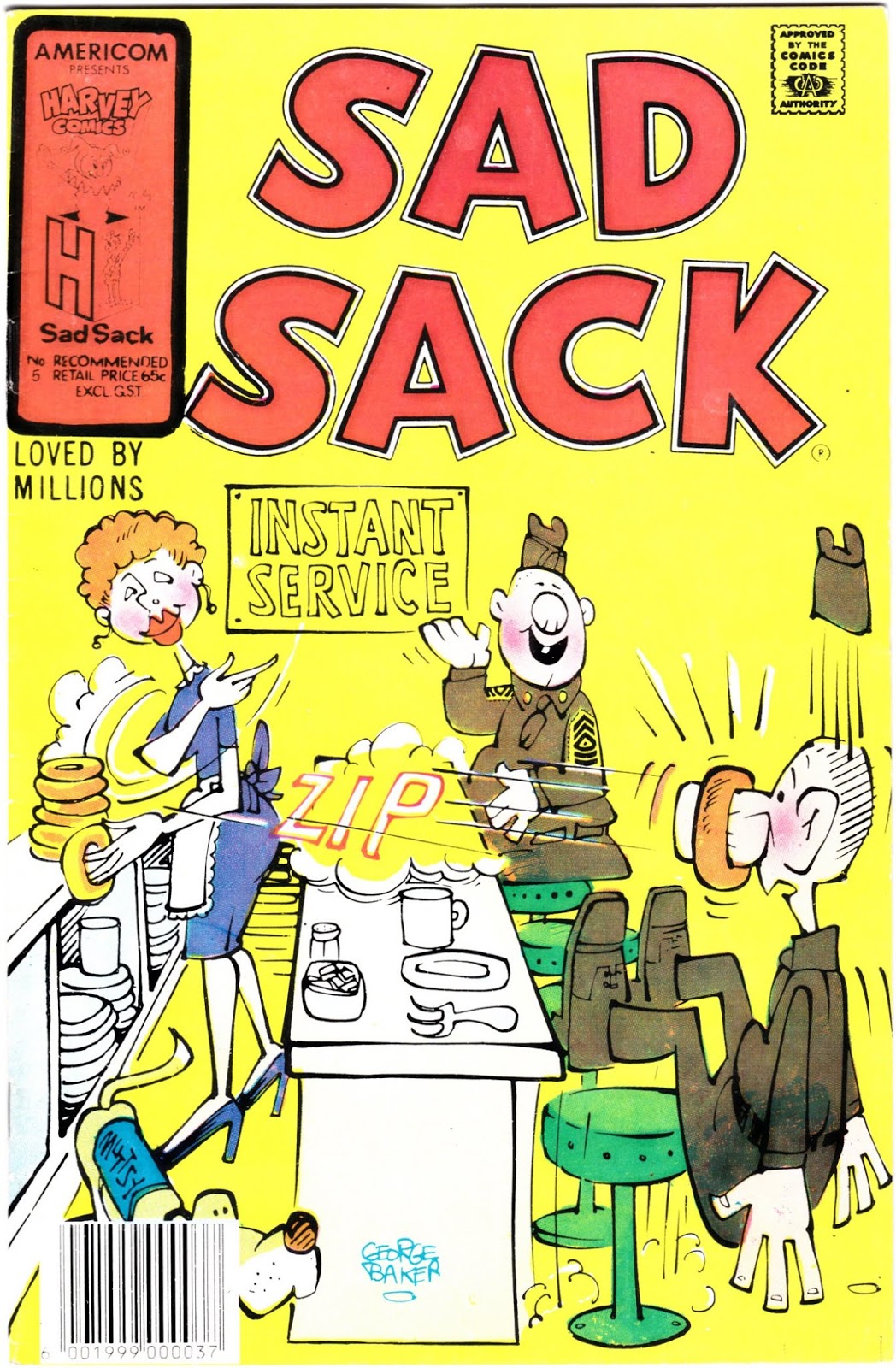 South African Comic Books: Americom Sad Sack Series