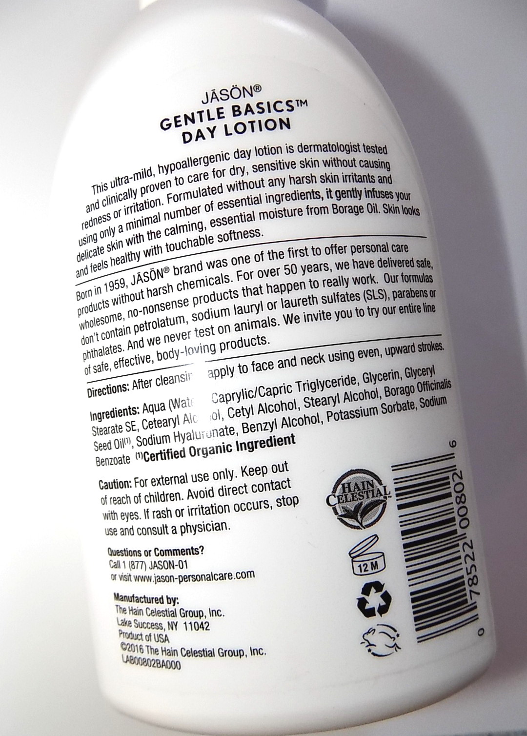 The Beauty Alchemist: Jason Naturals Gentle Basics Day Lotion