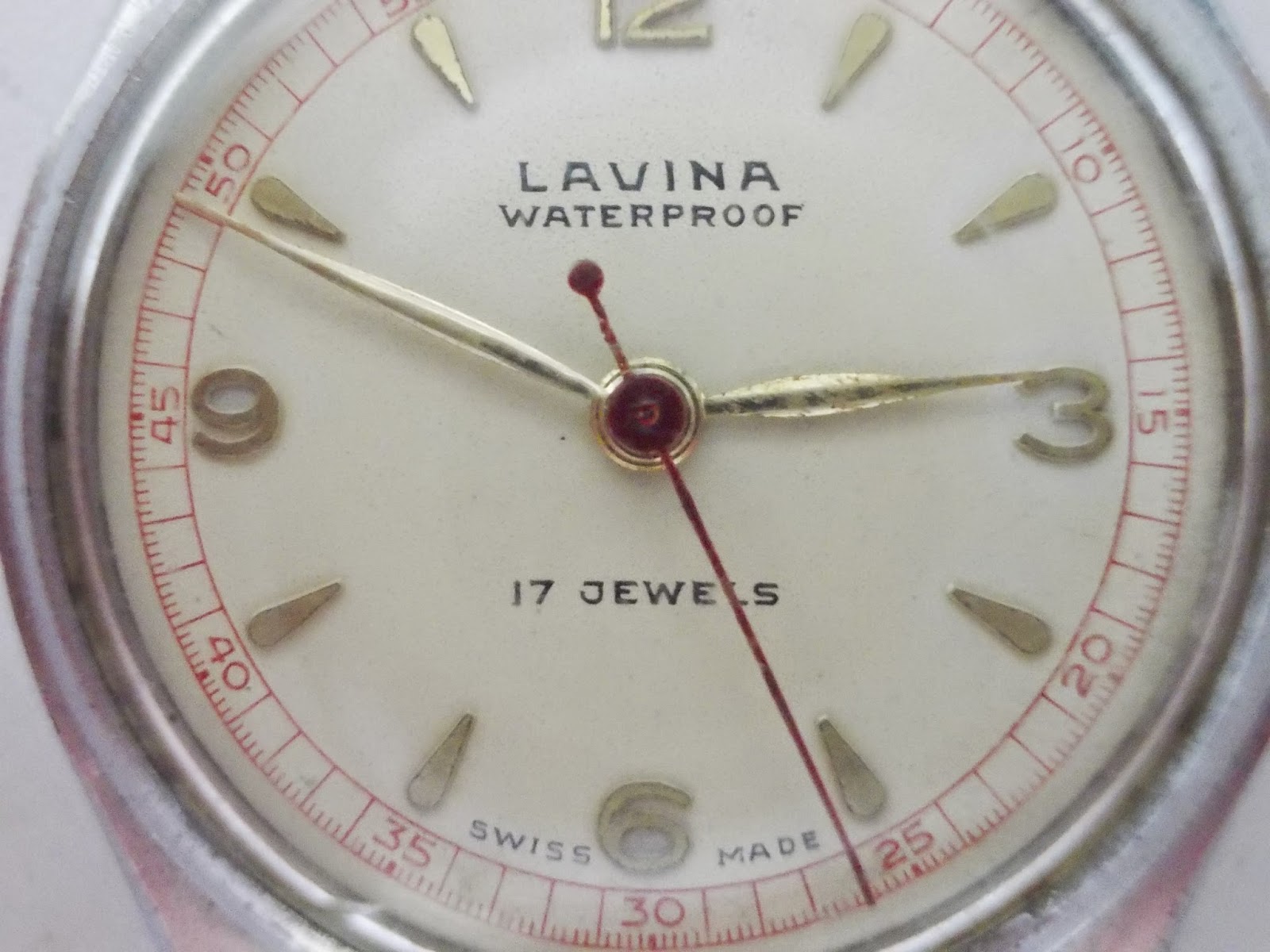 vintage watches: Lavina military RM240