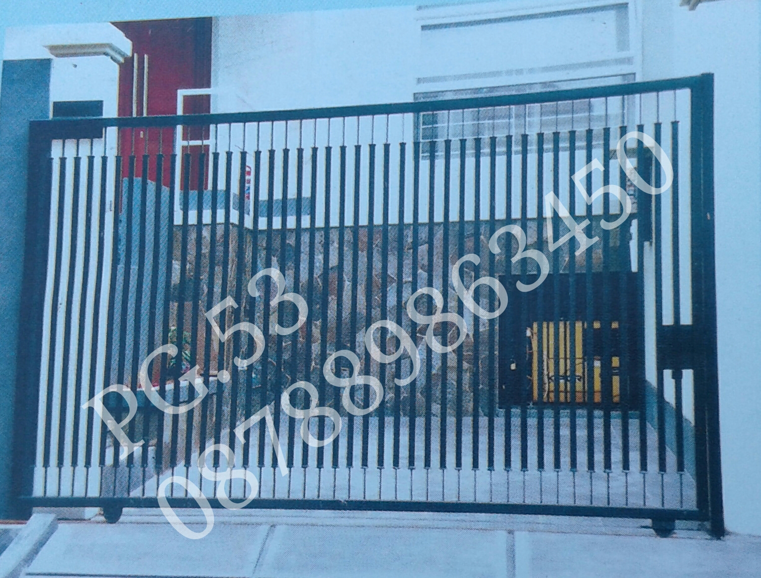Harga Pagar Besi Minimalis Malang 087889863450 | Pintu Gerbang Rumah ...