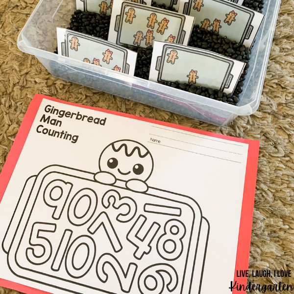Gingerbread printables for preschoolers
