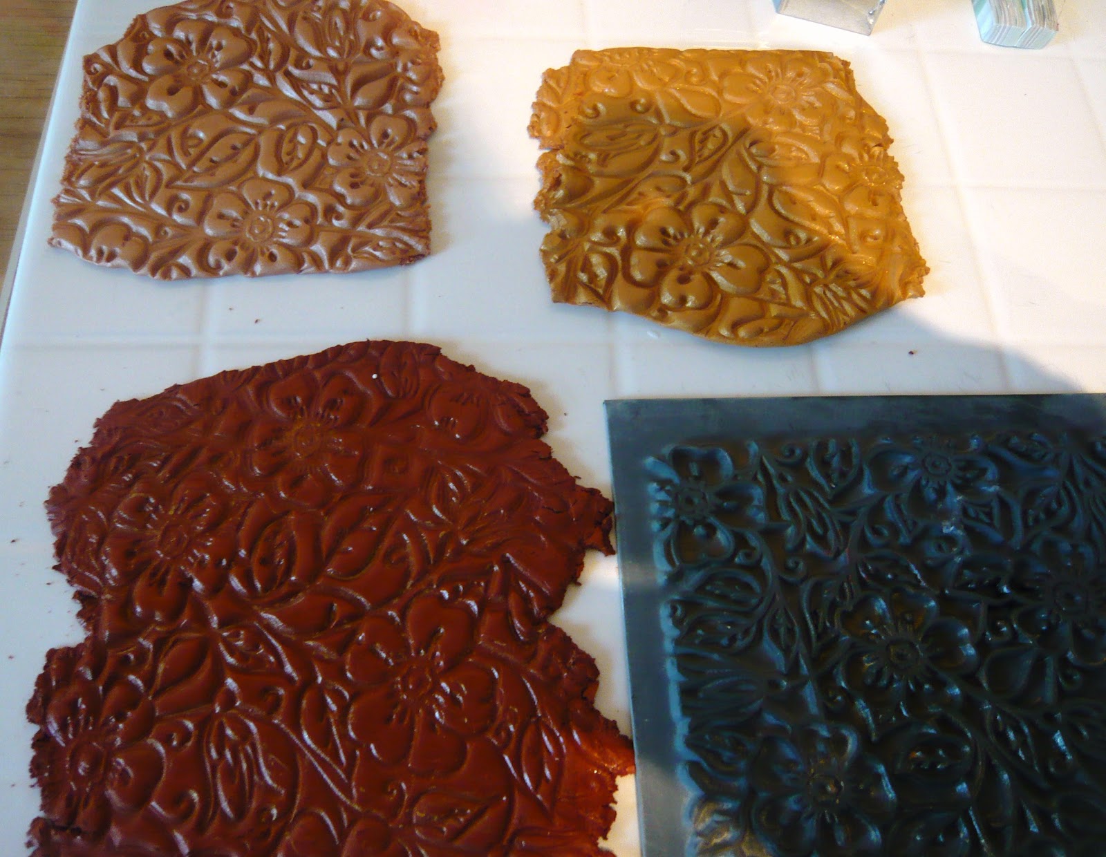 Lottie Of London's Polymer Clay Blog: Mica Shift with Polymer Clay