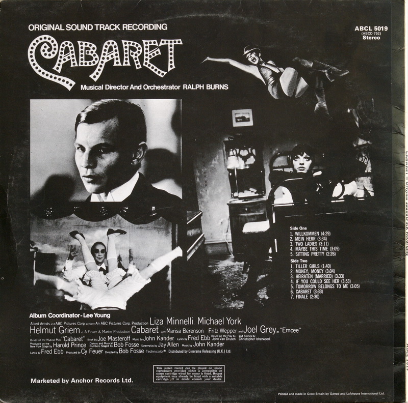 ENTRE MUSICA: CABARET - Original soundtrack (BSO)