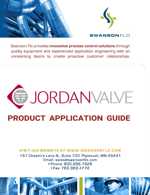 The Swanson Flo Blog: Jordan Valve Product Application Guide