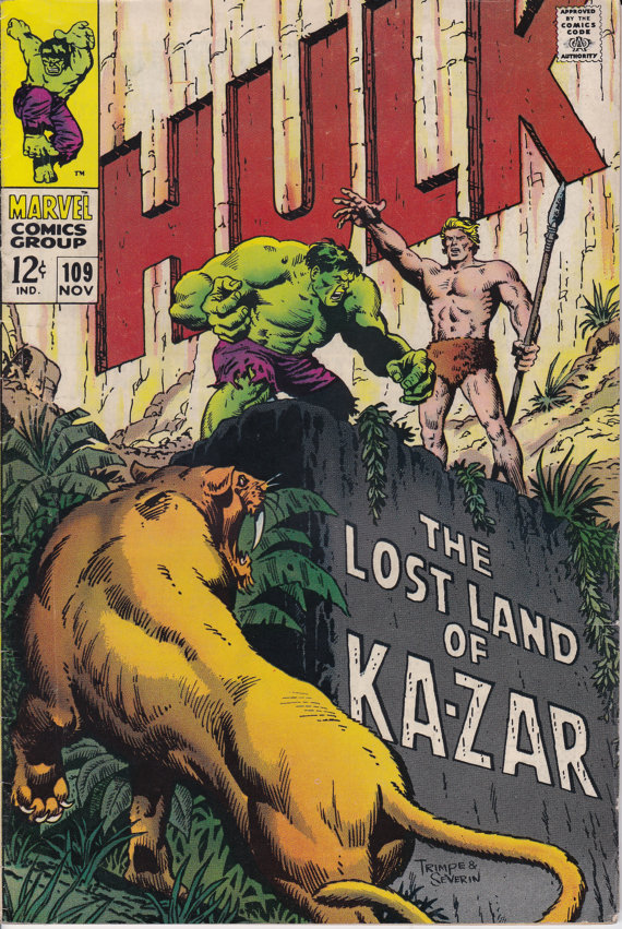 Atomic Robot News: Incredible Hulk #109 - The Monster and the Man-Beast ...