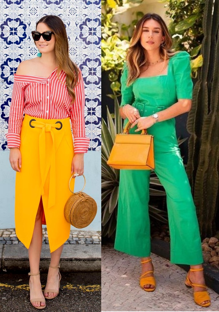 Bruna Virgínia da Silva: 12 Looks coloridos para se inspirar!