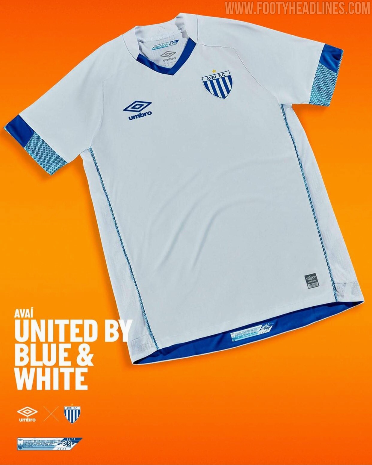 Avaí FC 21-22 Home & Away Kits Released - Footy Headlines