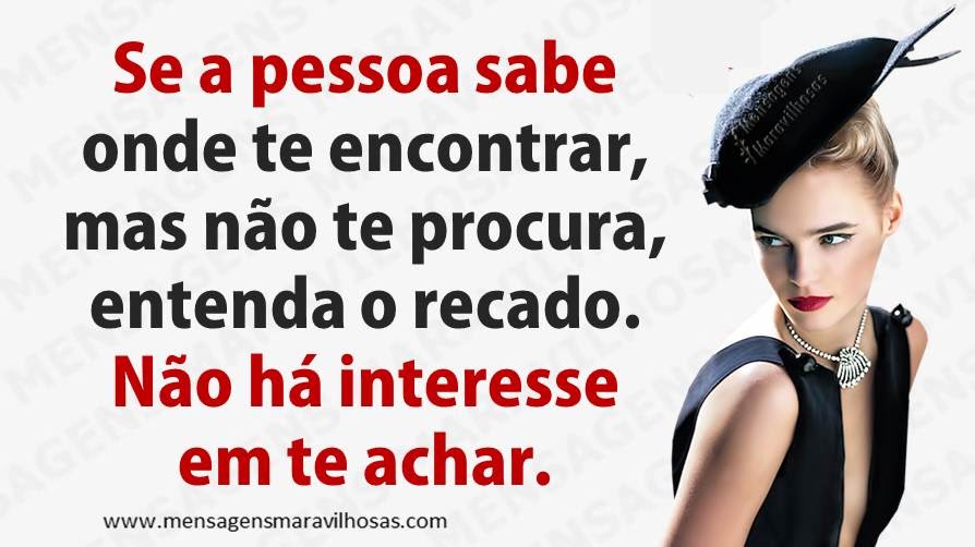 MENSAGENS MARAVILHOSAS: Entenda o recado