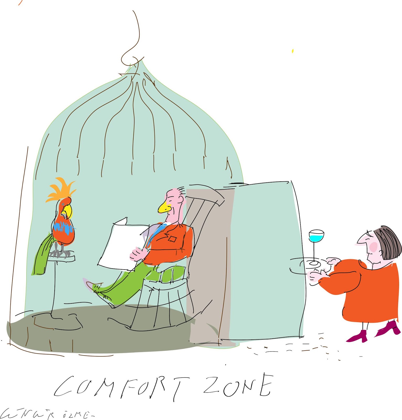 Gungor's Cartoons : Comfort Zone