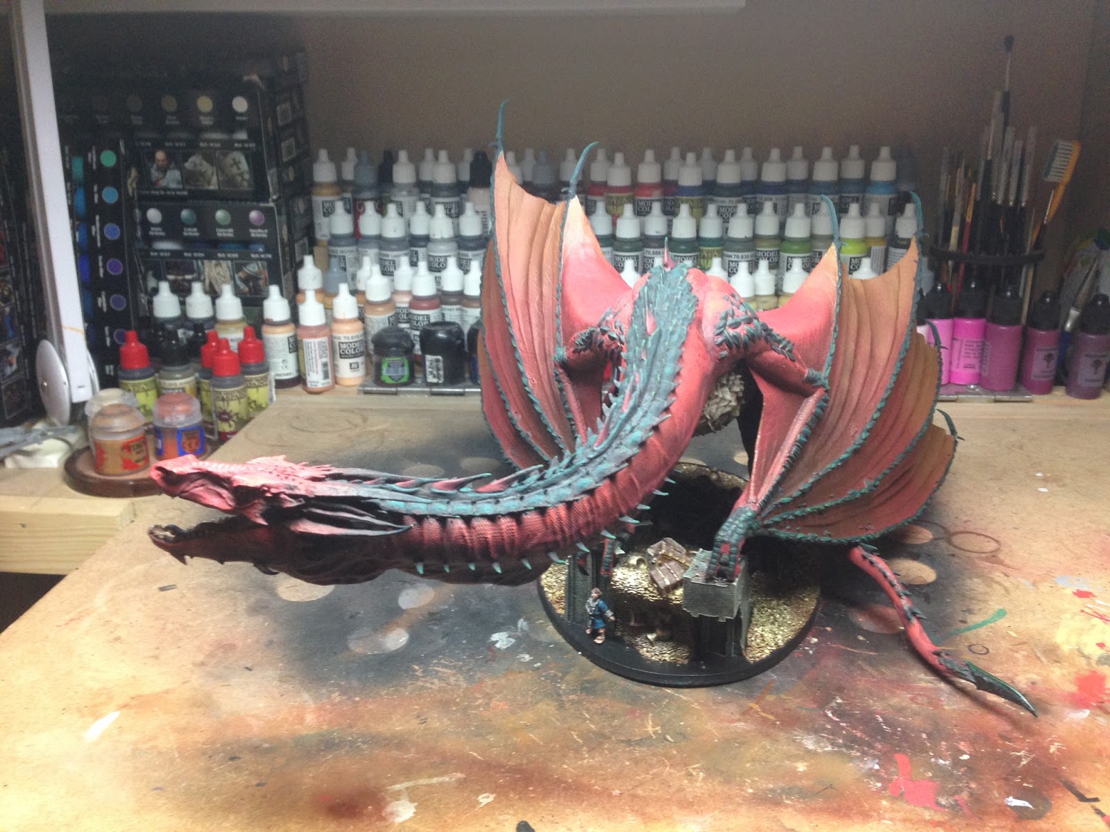 Mallys Miniature Painting: Smaug Finished