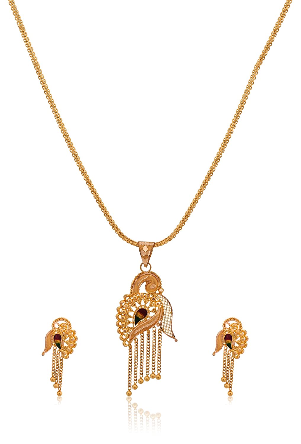 Gold 22k Yellow Gold Jewellery Set - CHARMISKIDS
