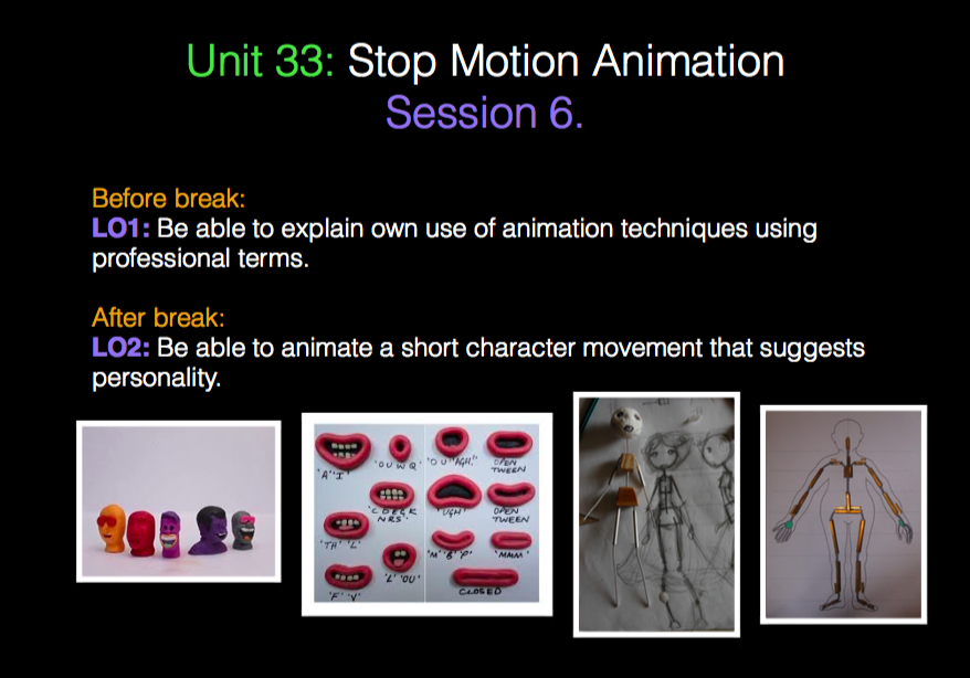 DigiArts: Unit 33 Stop Motion Animation (Character movement)
