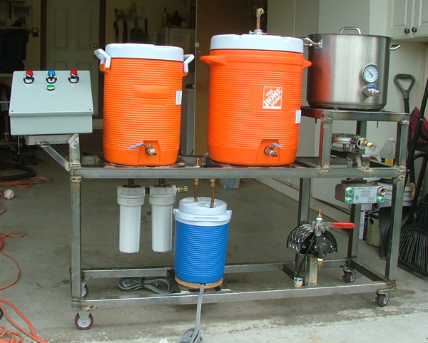 Microbus Brewery: Brew Stand Build