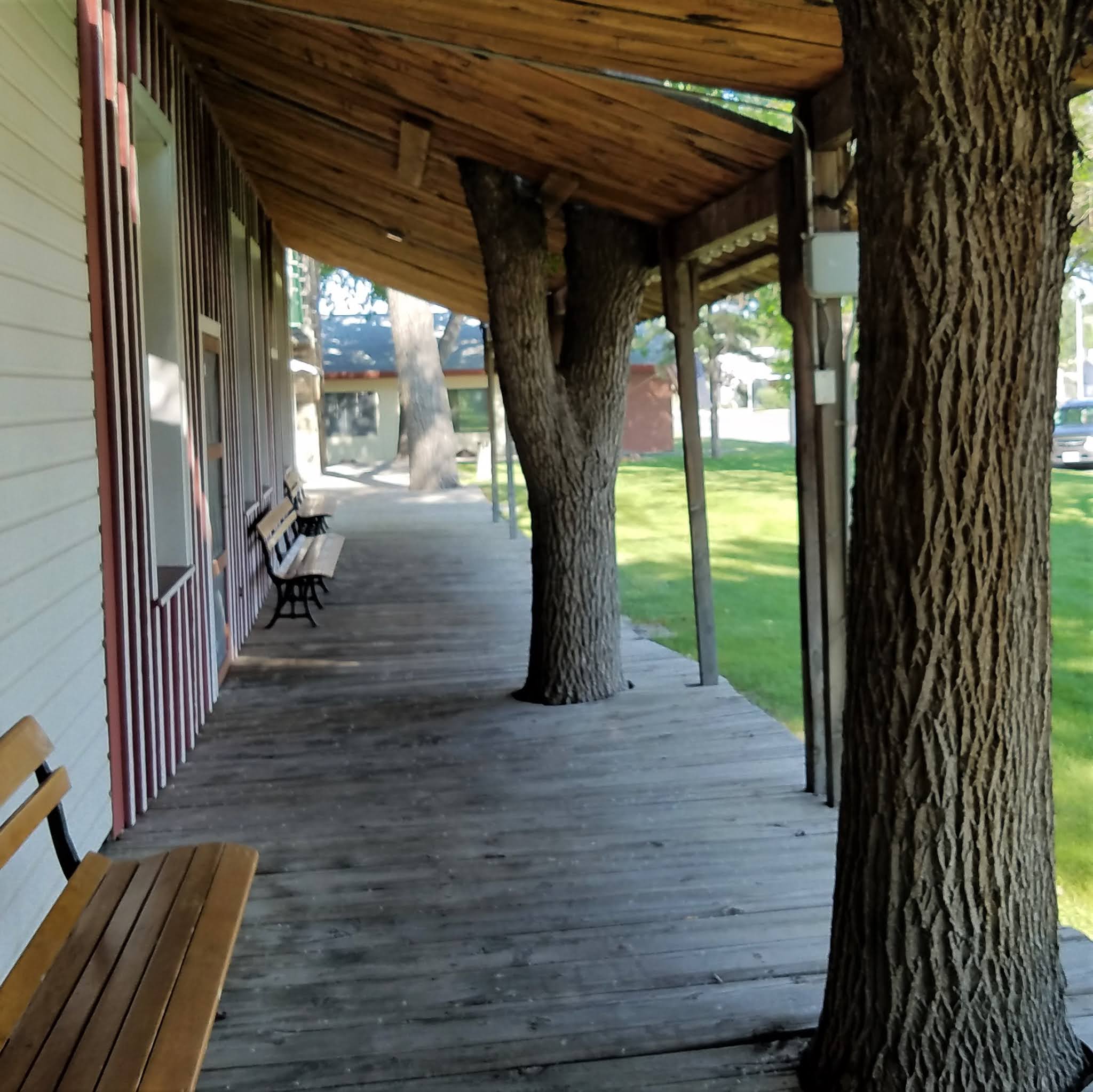 Semi Hazz: Shady Porch on a Hot Day in Cody