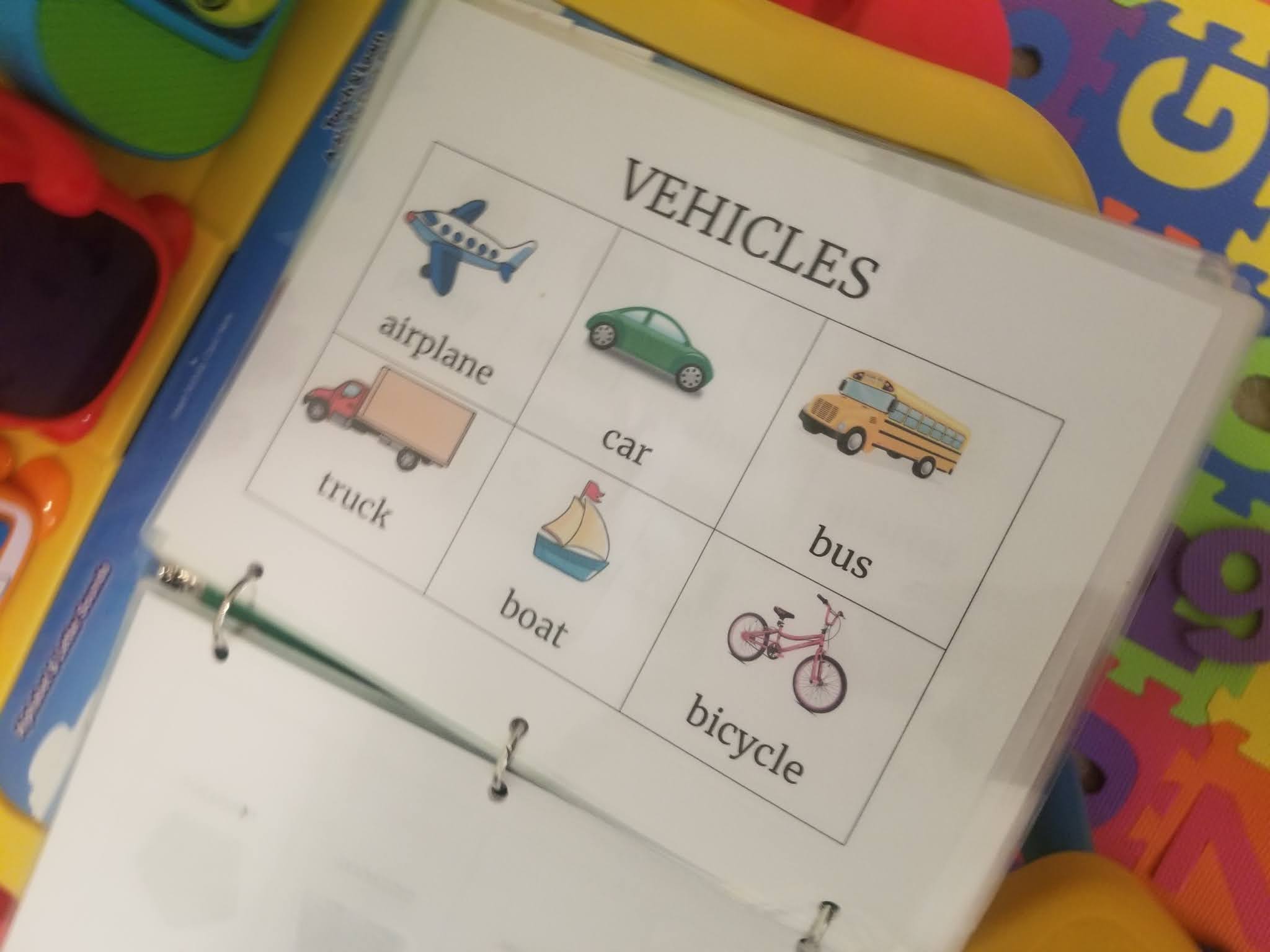 Toddler Learning Binder
