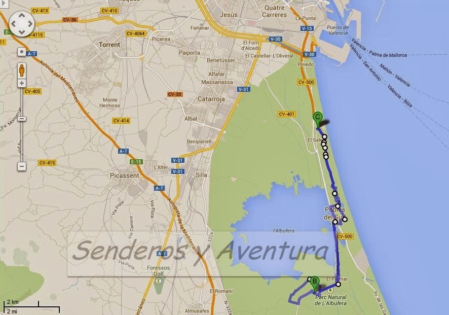 Senderos y Aventura: El Saler, El Palmar, Arrozales en la Albufera.