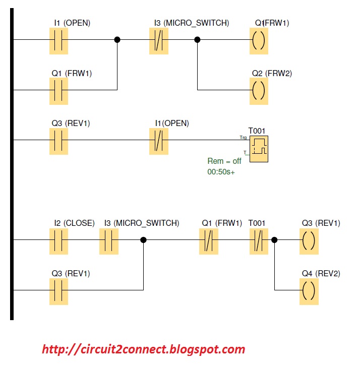 Semi-Automated Control of Tollgate Gate using PLC & DC Motor - Circuit ...