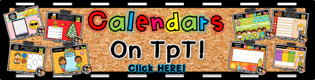 Interactive Calendars on TpT