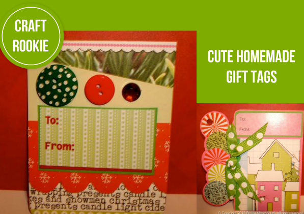 Craft Rookie: Cute Homemade Gift Tags