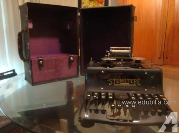AN ERA IN TIME: 1906 STENOTYPE MACHINE BY WARD STONE IRELAND
