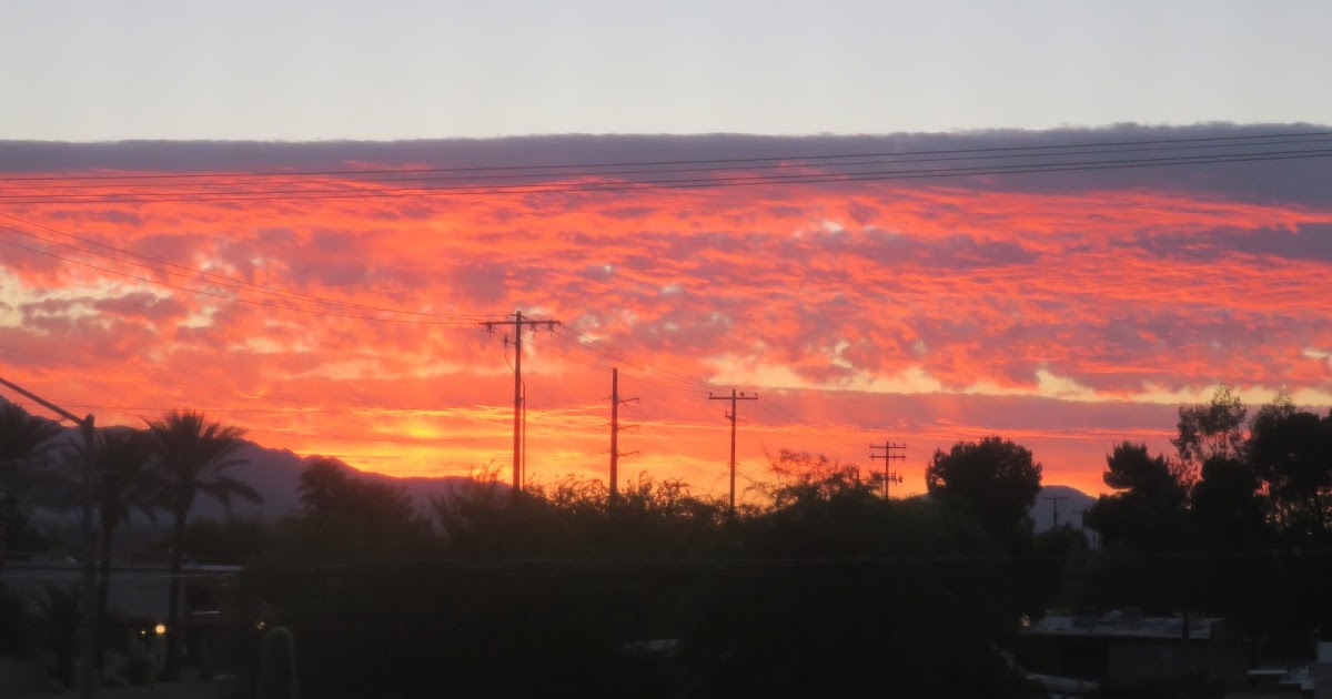 Living Rootless: Tucson, AZ: S'Early Sunrises