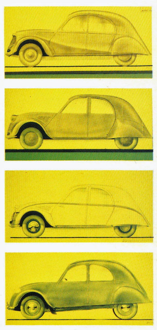 Progress is fine, but it's gone on for too long.: Citroen 2CV drawings