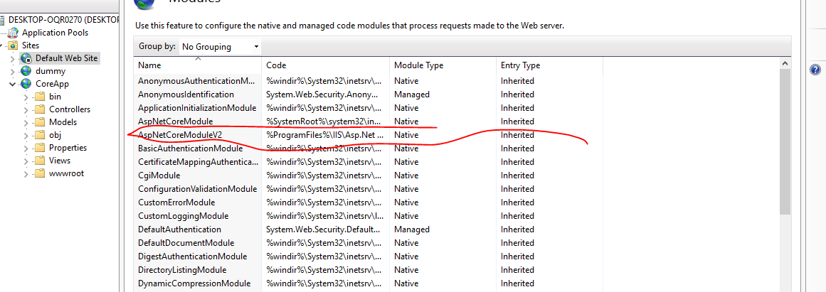 Aspnetcoremodulev2