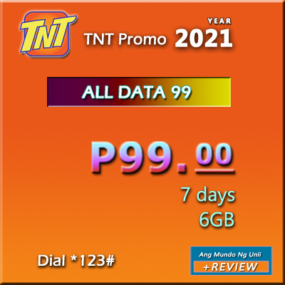 TNT ALL DATA 99 - 7 Days, 6GB Open Access Data (SHAREABLE) for 99 pesos ...