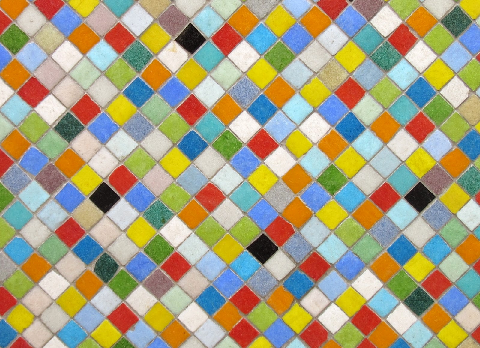 LE MAXIMUM: Mosaïque de petits carrés de couleurs