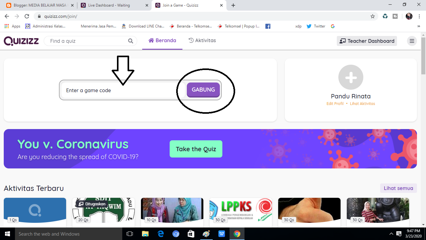 CARA MEMBUAT KUIS ONLINE DENGAN QUIZIZZ | INFO PENDIDIKAN MASA KINI