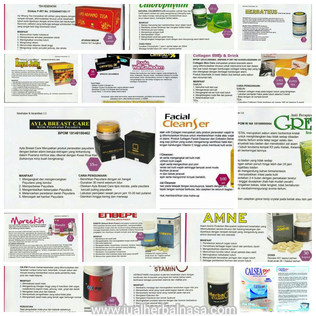 PT NATURAL NUSANTARA: Harga Produk kecantikan pt nasa