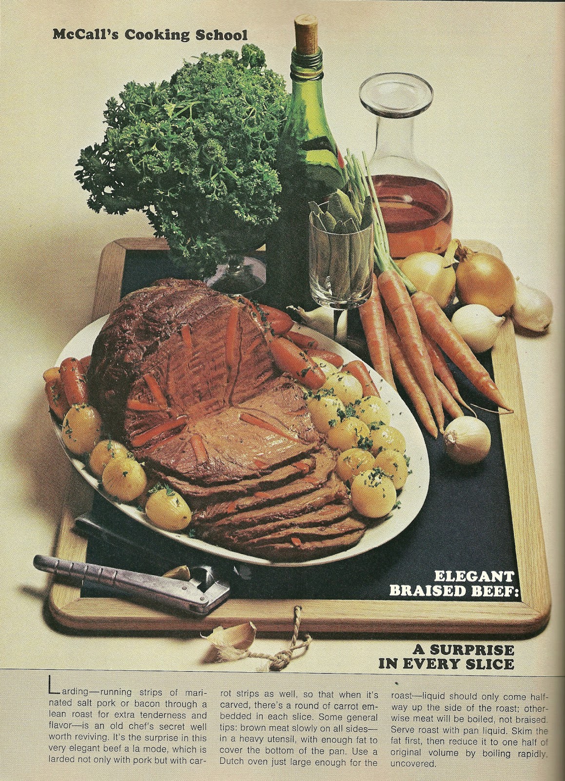 Yuckylicious: Beef a la Mode Surprise Surprise!