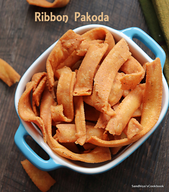 Sandhiya's Cookbook: Ribbon Pakoda | Ola Pakoda
