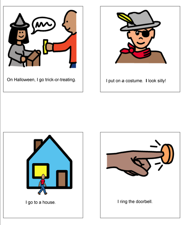 Chit Chat and Small Talk: Trick or Treating Social Story