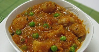 AmazingRasoi: Dhingri Matar ( Mushroom With Peas )