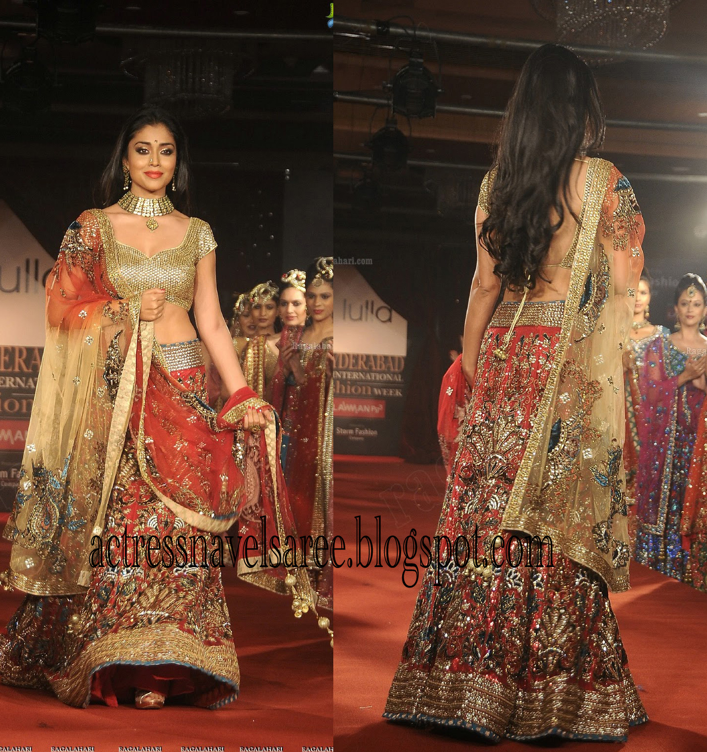 actresses navel show in sarees, lehengas, skirts and halfsarees