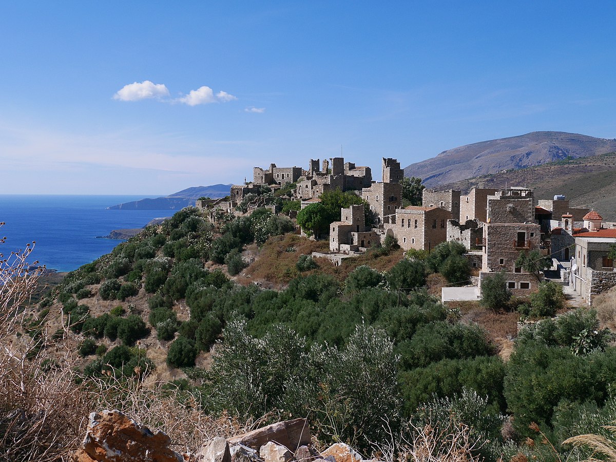 Viajar y conocer Grecia: La peninsula de Mani (interior)