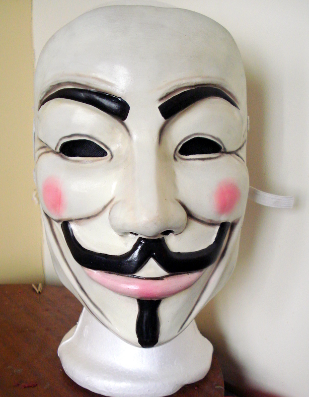 Juliana Velez Art: mask v for vendetta