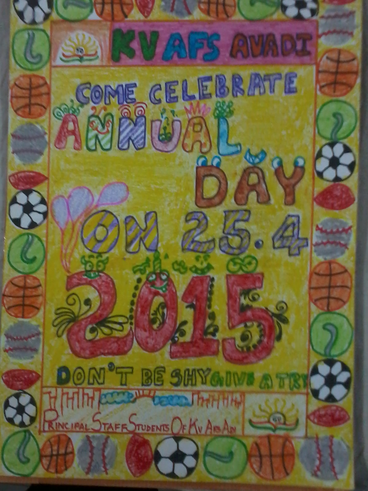 ART Palettes: Annual Day Posters made by Students