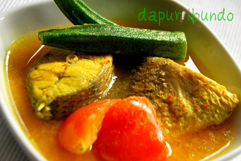 dapur ibundo: Siakap asam rebus