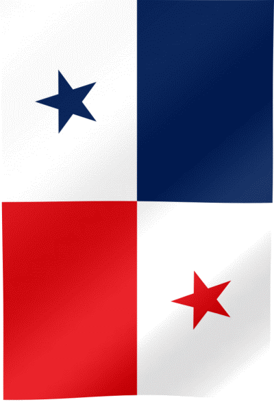 Flag of Panama (GIF) - All Waving Flags