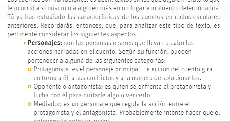 ANÁLISIS DE CUENTOS