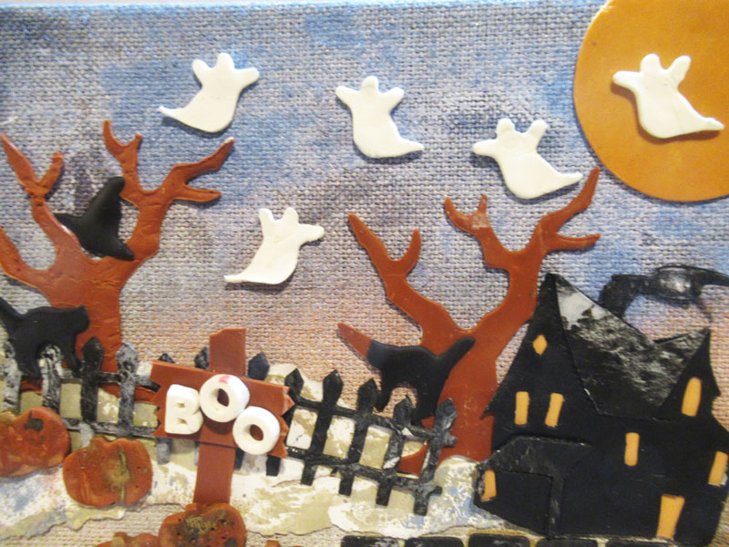 BOO! Halloween Wall Panel