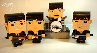 Paper Toys: The Beatles!