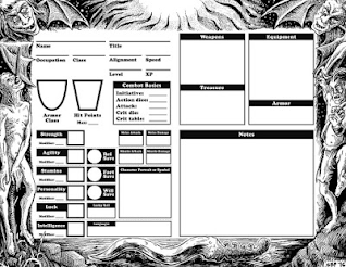 DCC Trove of Treasures: Sky ov Crimson Flame DCC-RPG Character Sheet