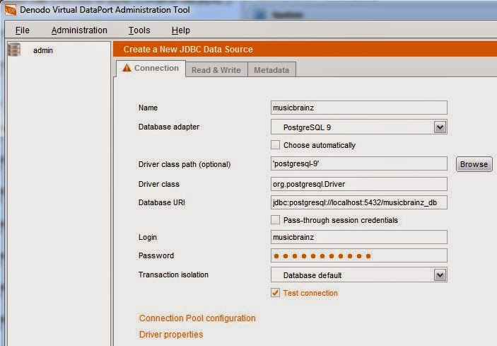 productive detour: Connecting to Denodo Virtual DataPort from Haskell